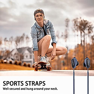 Miimall Strap Compatible for Bose QuietComfort Earbuds II Strap, [Anti-Lost][Soft Silicone] Sports Straps for Bose QuietComfort Earbuds II, Lanyard (Midnight Blue)