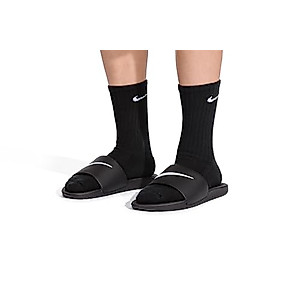 Nike Kawa Slide GS/PS 819352 Junior Slides (UK 4.5 us 5Y EU 37.5, Black White 001)