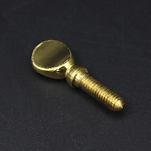 Durable Copper Sax Neck Tightening Screw Saxophone Replacement Parts Copper Attachment Neck Receiver Tightening Attach Screw For Sax Golden Instrument Accessory Saxophone Neck Screw Saxophone Scre