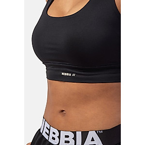 NEBBIA Active Sports Bra Medium Impact 413 Black