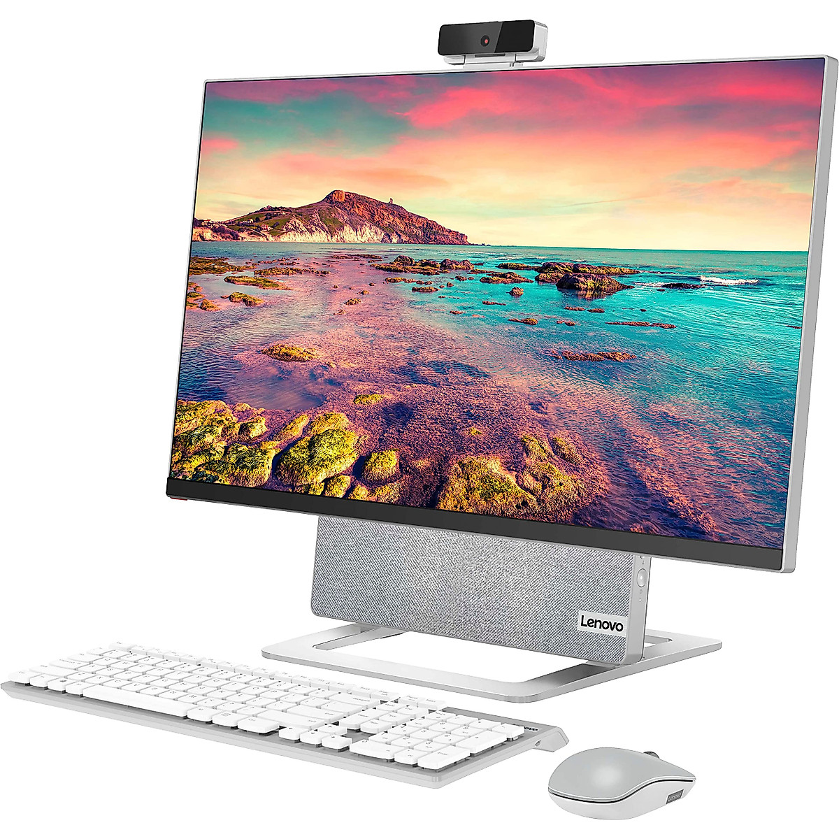 Lenovo Yoga 7 AiO 27 Touch 2TB SSD 64GB RAM Extreme (AMD Ryzen 7 Processor with 8 Cores and Max Boost 4.40GHz, 64 GB RAM, 2 TB SSD, 27" UHD Touchscreen, Win 11) Desktop All in One PC Computer 7i