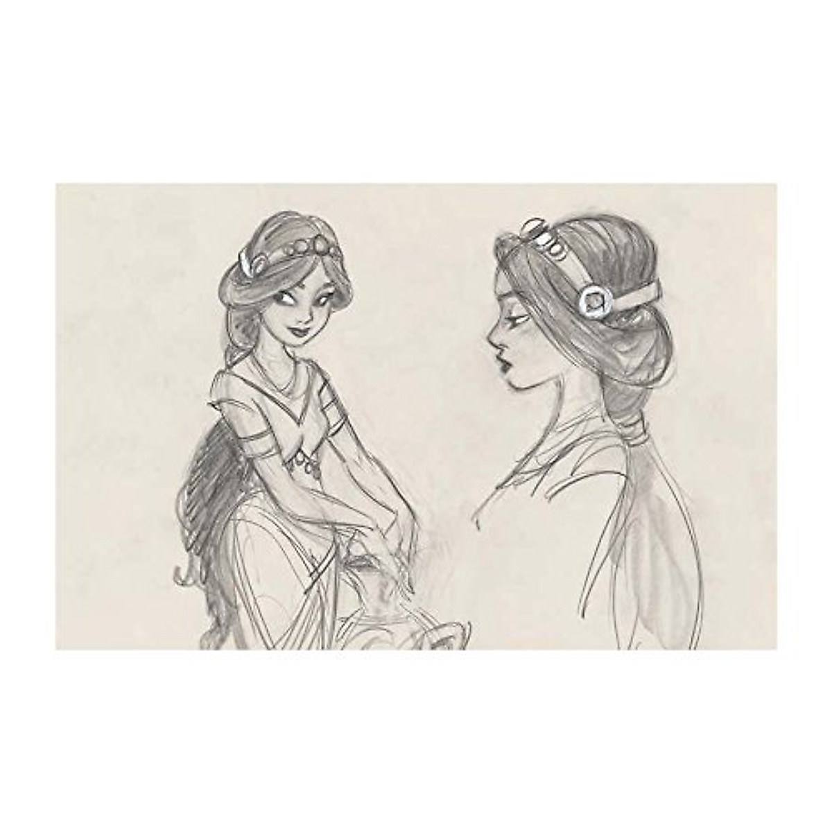 Disney Princess Postcard Box: 100 Collectible Postcards (Disney Art Stationery, Gift for Disney Lover)