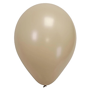 SEMPERTEX 11" Fashion White Sand Sempertex Balloons (50 Count) (White Sand)