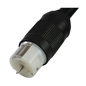 Conntek 1450SS2-15 50 Amp Temp Power Generator Cord, 15 Feet, Black