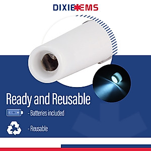 Dixie Ems Reusable LED Diagnostic Penlight with Pupil Gauge