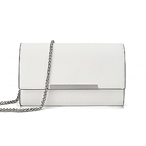 AFKOMST Small Clutch Purses for Women Summer Crossbody Bags and Straw Wristlet Handbags with Chain Strap