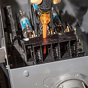 Klein Tools 6944INS Insulated Screwdriver, 1000V Slim Profile Tip, #2 Square with 4-Inch Shank, Cushion-Grip Handle