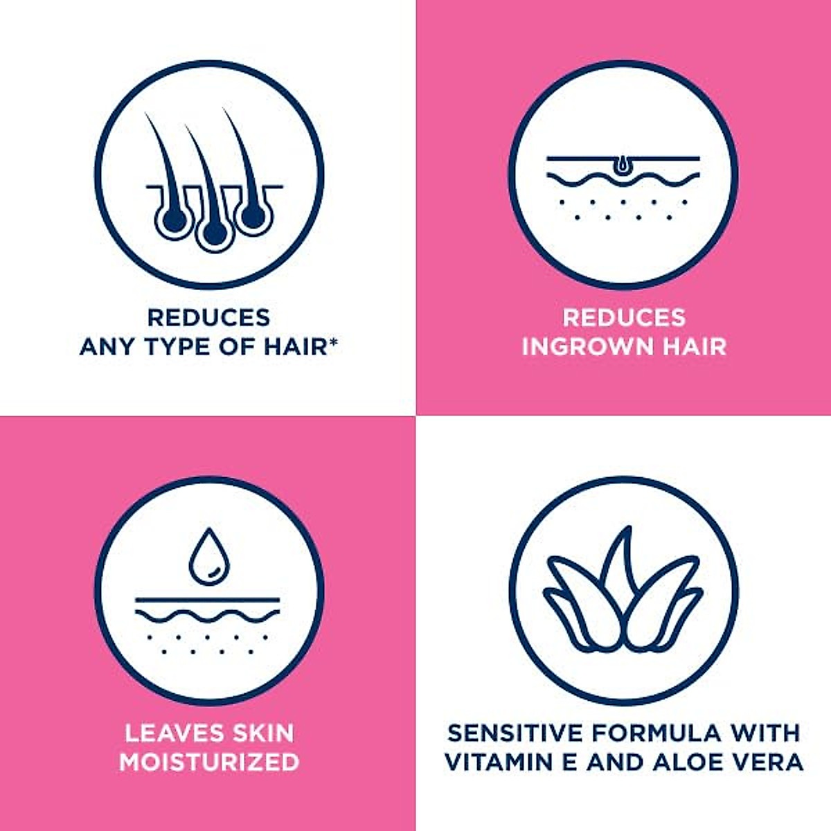 VEET Hair Removal Cream Sensitive Formula 6.78 oz (Pack of 4)