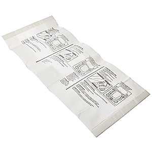 RIDGID - 23743 VF3502 High Efficiency, Dry Pickup Dust Bags for 12-16 Gallon Wet/Dry Vacuums & WORKSHOP Wet/Dry Vacs Vacuum Diffuser WS25025A 2-1/2-Inch Diffuser Shop Vacuum attachment, Black