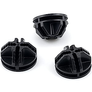 40 Pcs Wire Cube Plastic Connectors Wire Grid Cube Organizer Connectors Replacement Corners for Modular Closet Storage Organizer and Wire Grid Cube Storage Shelving (Black)
