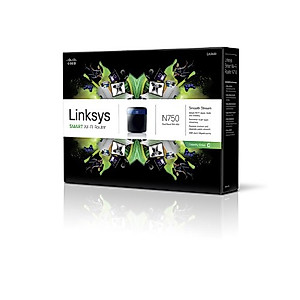 Linksys N750 Wi-Fi Wireless Dual-Band+ Router with Gigabit & USB Ports, Smart Wi-Fi App Enabled to Control Your Network from Anywhere (EA3500)