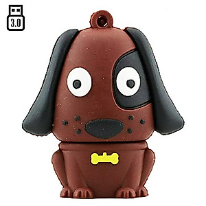 16GB Dog Model Flash Drive USB 3.0 Drive Memory Stick Thumb Drives Pen Drive Data Storage Zip Drive Jump Drive Flash Stick USB Stick - Brown