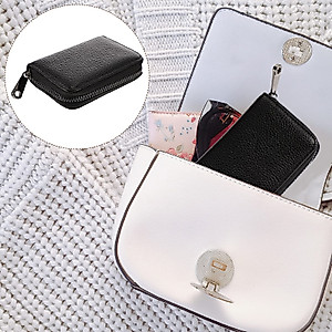 1pc Multi-card Holder Cards Credit Holder Zip Case Large Wallets for Women Extra Capacity Classic Wallet Zipper Holder Card Wallets for Women Pickup Bag Pu High Capacity Woman