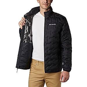 Columbia Men's Delta Ridge Down Jacket, Black, Medium