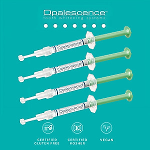 Opalescence 35% CP Mint - Gel Syringes Teeth Whitening - Refill Kit (2 Packs / 4 Syringes Total) Carbamide Peroxide Gel. Made by Ultradent. Tooth Whitening Refill Syringes 5197-2