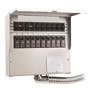 Reliance 510D 120/240-Volt 50-Amp 10-Circuit Pro/Tran Indoor Transfer Switch