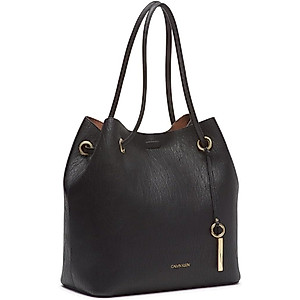 Calvin Klein Gabrianna Bubble Lamb North/South Key Item Tote