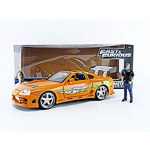 Jada 1:24 Diecast 1995 Toyota Supra with Brian O'Conner Figure, Men