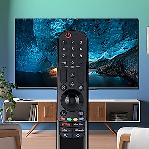 Voice Remote MR21GA AKB76036202 for 2021 LG Magic Remote with Pointer and Voice Function for LG TV Remote Control Replacement for LG OLED UHD QNED NanoCell 4K 8K Smart TVs