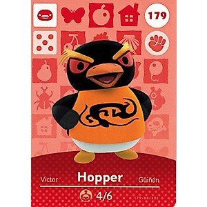 Nintendo Animal Crossing Happy Home Designer Amiibo Card Hopper 179/200 USA Version