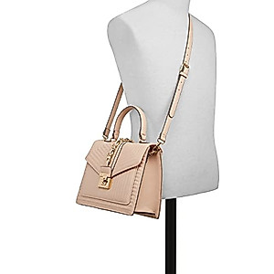 ALDO Womens Jerilini Top Handle Bag, Natural, Small