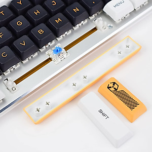 MOLGRIA Virtual War Keycaps 123 Set for Gaming Keyboard, PBT XDA Profile Dye Sublimation Custom Keycaps for Gateron Kailh Cherry MX Switch 104/87/71/61 60 Percent Keyboard(Central Black)