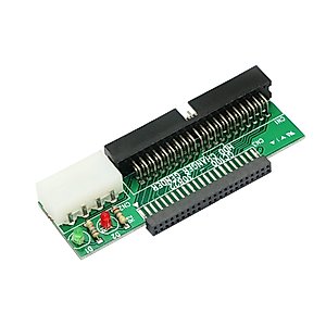 SinLoon 2.5 to 3.5 IDE Adapter,2.5 Inch 44 Pin Hard Disk Drive Laptop IDE to 40 Pin 3.5 Inch Desktop PC PATA Port Converter Card Adapter(IDE 2.5 to 3.5)