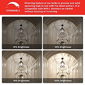 Sengled Candelabra Led Light Bulbs Dimmable, E12 Led Bulb 40 Watt Equivalent, CA10 Flame Tip Chandelier Light Bulbs, 5000K Daylight Candle Light Bulbs for Chandeliers, Ceiling Fan, Pendant, 12 Pack