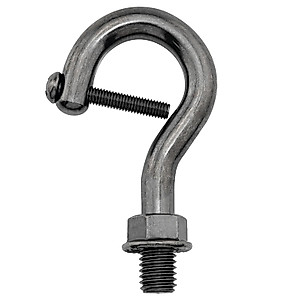 ITROLLE Shop Light Hook M10 Black Nickel UFO LED High Bay Light Fixture for Daylight ETL Listed High Bay LED Light for Warehouse Barn