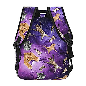 Gelxicu Cute Cat Backpack Cute School Bags Laptop Casual Bag Animal Backpack Casual Daypack School Bag