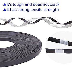 LNYEBN Packaging 5/8"(16mm) x 0.035" x 300' Polyester Strapping Roll，300feet Heavy Duty PET Belt, 50pcs Strapping Seals, 100pcs Corner Protector for Packaging Strapping