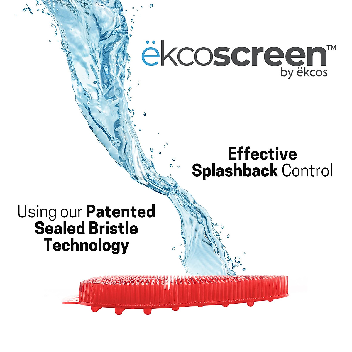 Diversey Ekcos Innovations EKS-10R-12 ekcoscreen 60 Day Premium Anti-Splash Urinal Screen, for Cleaner Restrooms with Melon Scent, Red (Pack of 12)