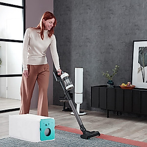 12 Pack VCA-ADB953 Dust Bags Compatible with SAMSUNG BESPOKE Jet Cordless Stick Vacuum Cleaner, Large Capacity Disposable Replacement Bags, All in One Clean Station Accessories Set