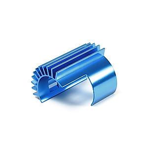 Tamiya 300054571 TT-02 Anodised Aluminium Motor Heatsink, Blue anodised