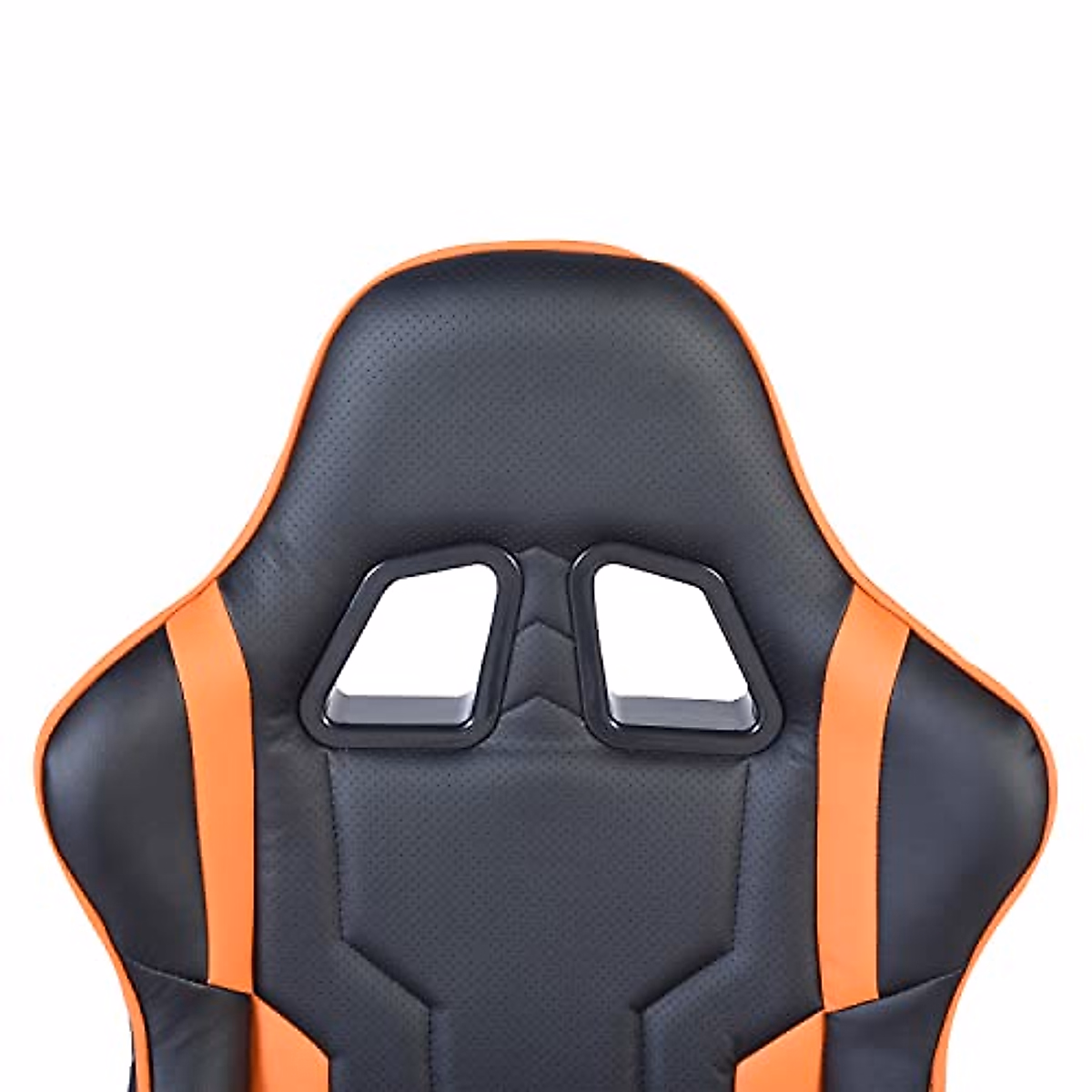 FurnitureR Reclinable Gaming Chair Ergonomic High Back Swivel Home Office Desk Seating Height Adjustable for PC Computer Writing and Working, Orange