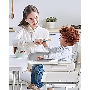 3 in 1 Baby High Chair, Bellababy Adjustable Convertible Chairs for Babies and Toddlers, Compact/Light Weight/Portable/Easy to Clean
