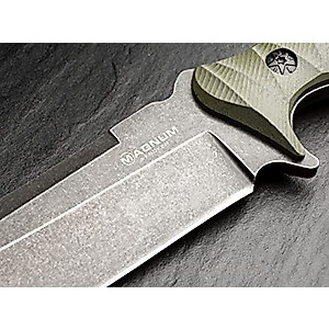 Boker 02LG115 Persian Fixed Knife with 440 Stainless Steel Blade, 4-3/4", Magnum