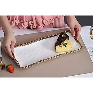 Pampa Bay Golden Salerno Medium Rectangular Tray