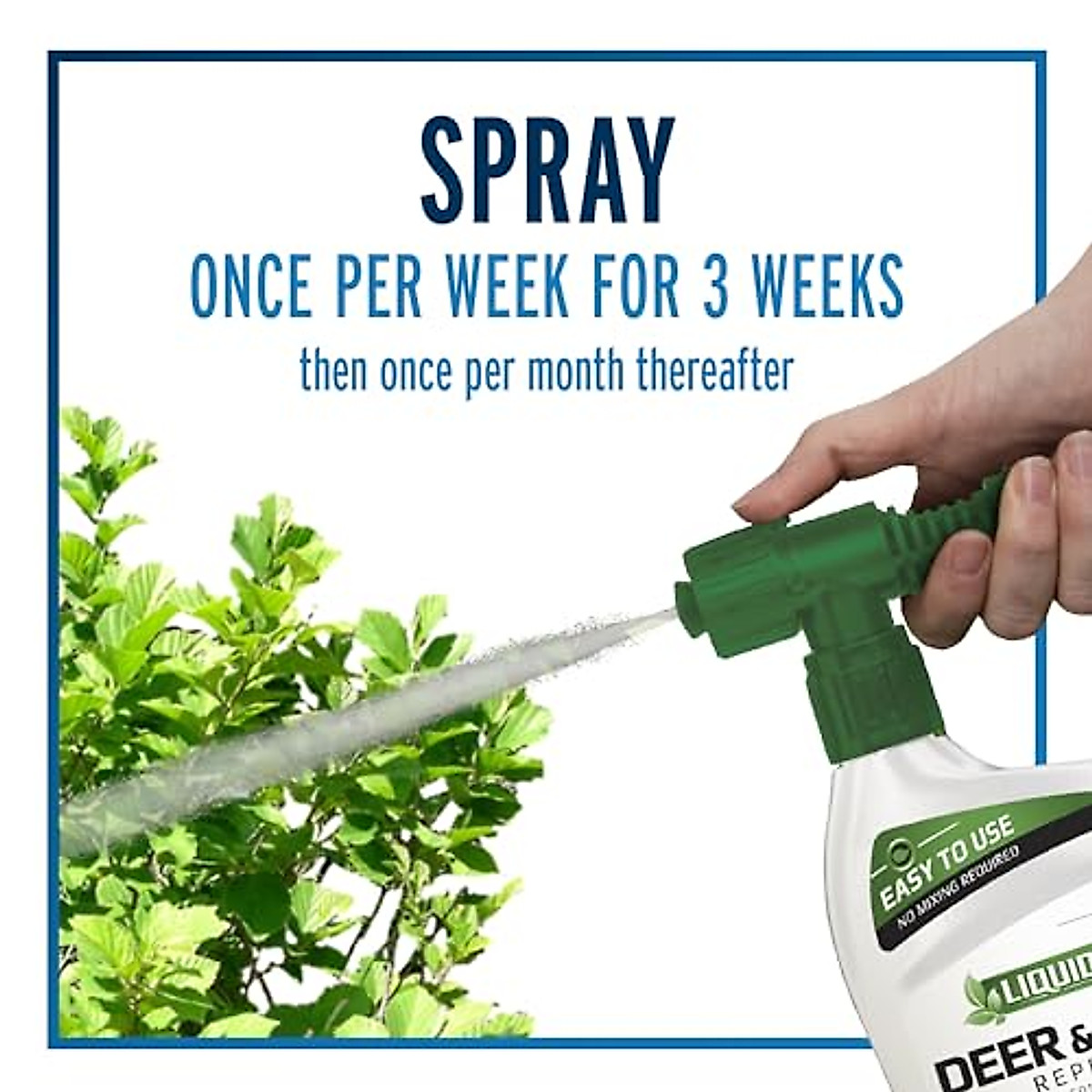 Liquid Fence Deer And Rabbit Repellent Concentrate 32 Ounces, Hose-End Sprayer