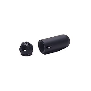 Craighill Key Capsule - Pill Container Keychain, Portable Vitamin Case for Travel, Camping & Everyday, EDC Accessory, Lightweight, Anodized Aluminum - Black