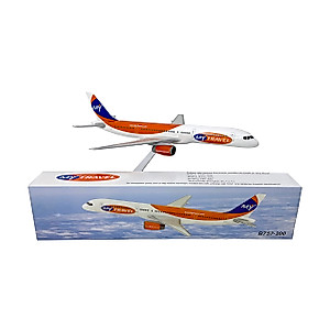 MyTravel 757-200 Airplane Miniature Model Snap Fit Kit 1:200 Part# ABO-75720H-053