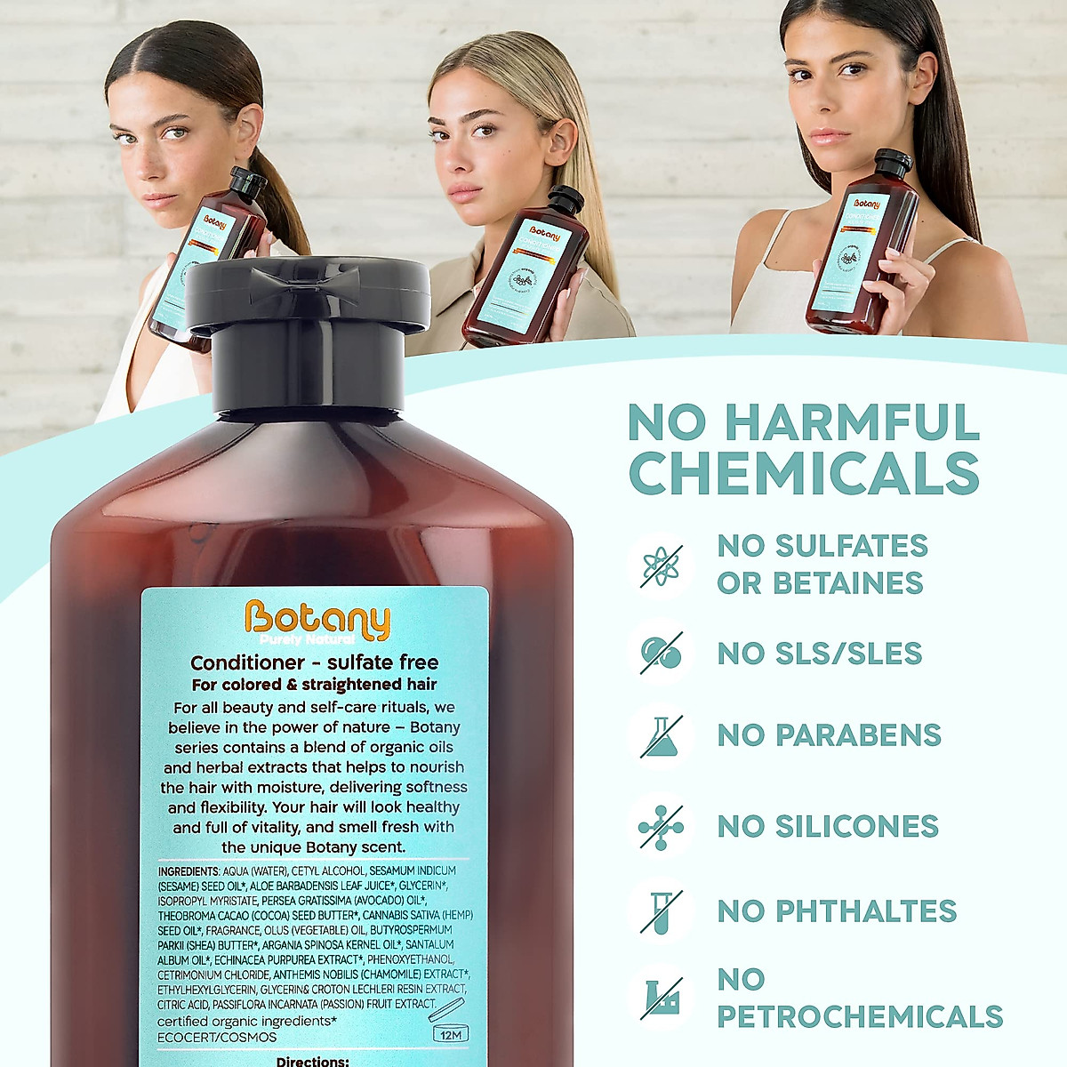 Conditioner for colored & straightened hair