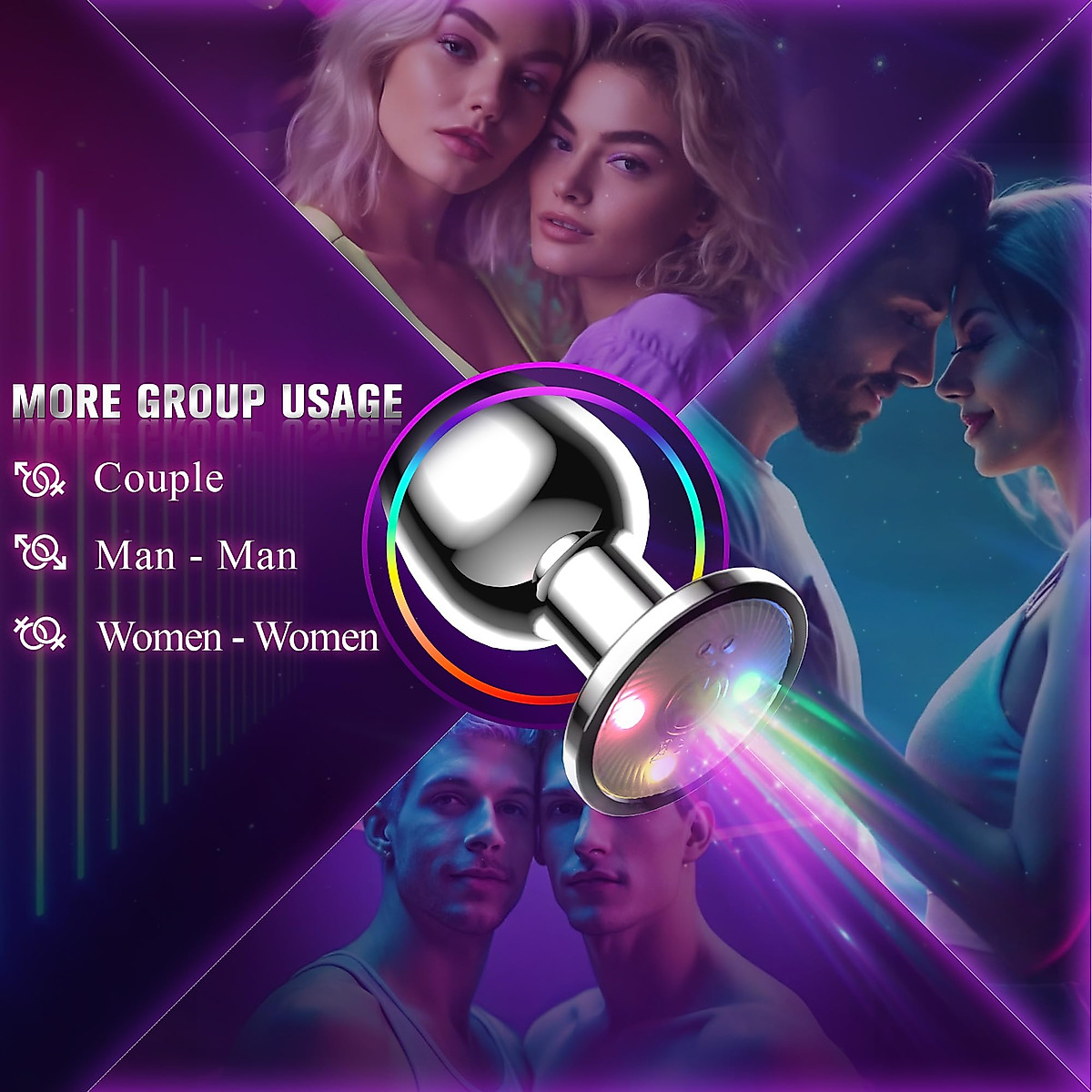 Adult Sex Toys Anal Toys Vibrating Butt Plug with App Remote Control 10 Vibrating Modes, Anal Beads Prostate Massager, Anal Sex Toys Vibrator for Men and Women, Couples