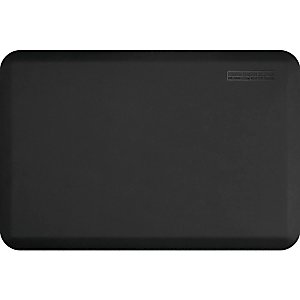 WellnessMats Original Collection Anti-Fatigue Floor Mat, Black, 36 in. x 24 in. x ¾ in. Polyurethane – Ergonomic Support Pad for Home, Kitchen, Garage, Office Standing Desk – Water Resistant,
