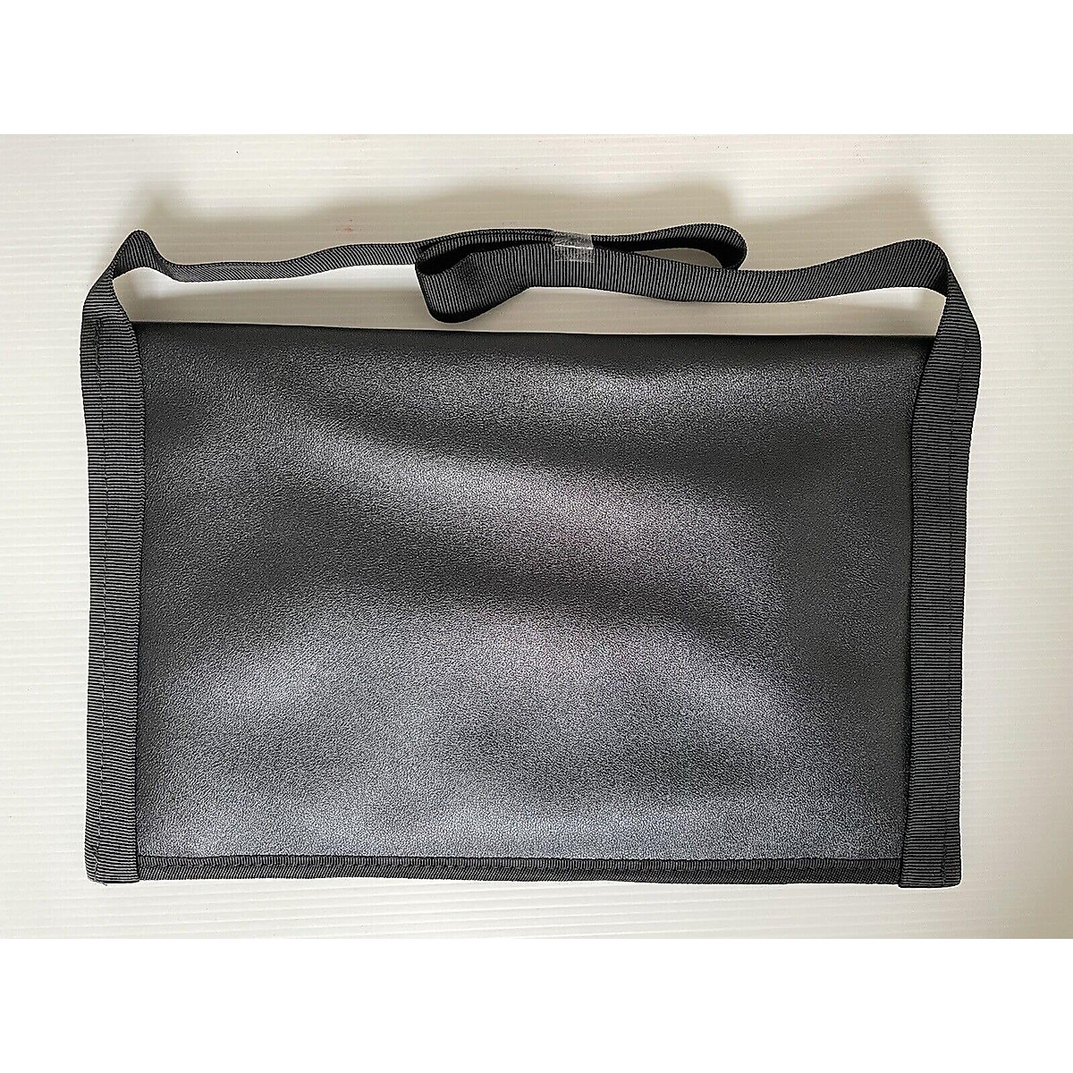 Universal Rear Test Drive Demo Car Dealer License Plate Tag Bag Bumper Vinyl Mount Mounting Adapter Holder Bracket with Hanging Straps, Stitched for Vehicle Auto Car Truck Van SUV Trailer