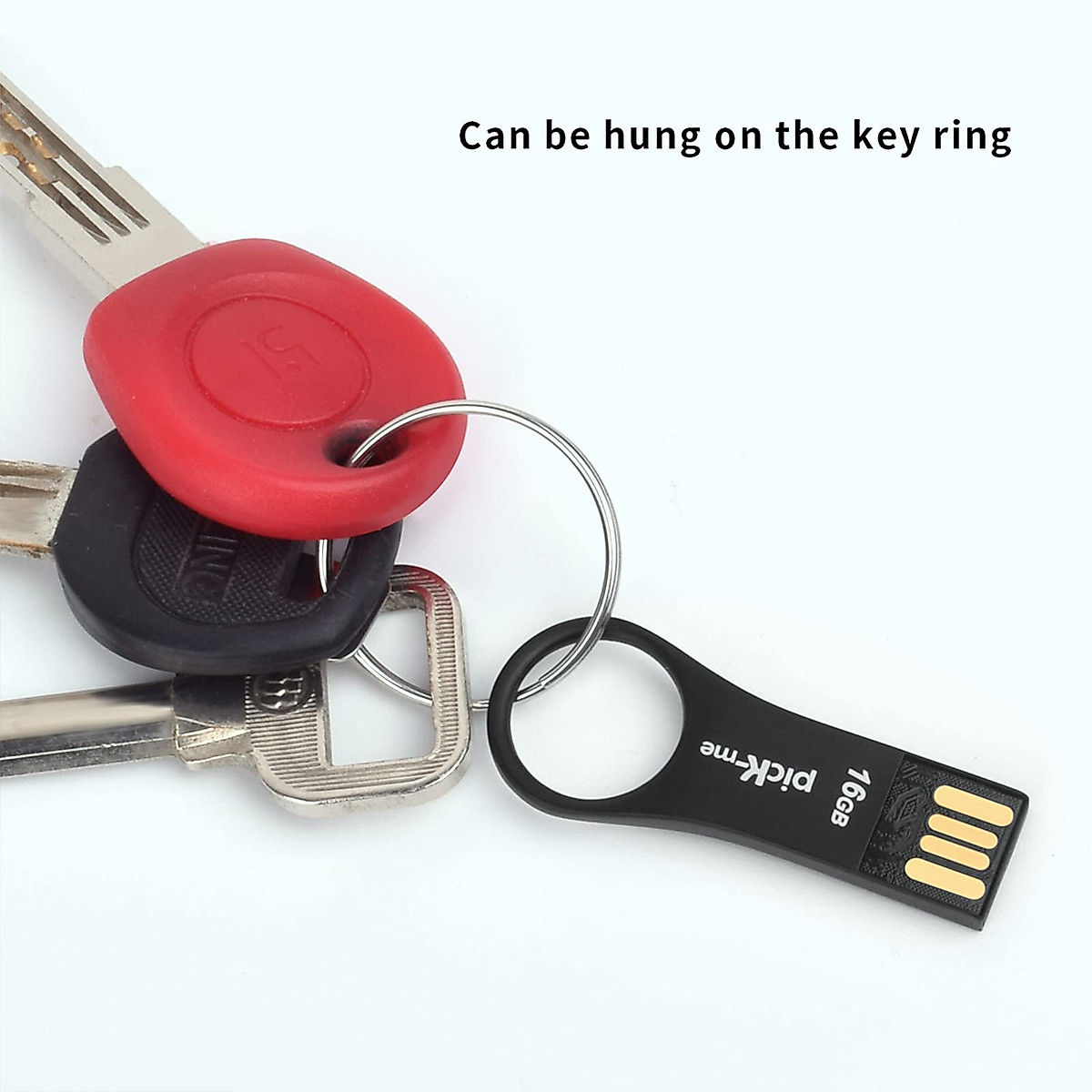 picK-me USB 2.0 Flash Drives, High Speed Thumb Drive Disk Memory Stick, for Data Storage and Share, for Desktop/Laptop/Smart TV/Car Audio etc (16GB, 2 PCS)