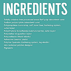 Seventh Generation Baby Diapers Sensitive Protection 152 count Size 4 Diapers Diapers Chlorine Free Size 4