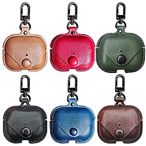 MODOS LOGICOS Charging Case Cover for Apple Air Pods Pro, Leather Case with Secure Snap-Fastener Compatible with Apple AirPods Pro 1st (2019) / AirPods Pro 2nd (2022) Charging Case - Black