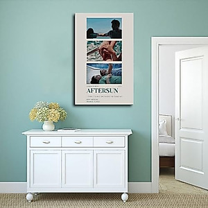 Aftersun Plot Movie Poster Canvas Poster Wall Art Decor Print Picture Paintings for Living Room Bedroom Decoration Unframe: Unframe:12x18inch(30x45cm)