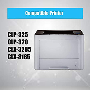 2-Pack 4Benefit Compatible CLT-407S Toner Cartridge CLP325 (2xBlack) CLT-K407S CLTK407S CLT407S Used for CLX-3185FW 3185N CLP-320N CLP-321N CLP-325W CLP-325 Color Laser Printer